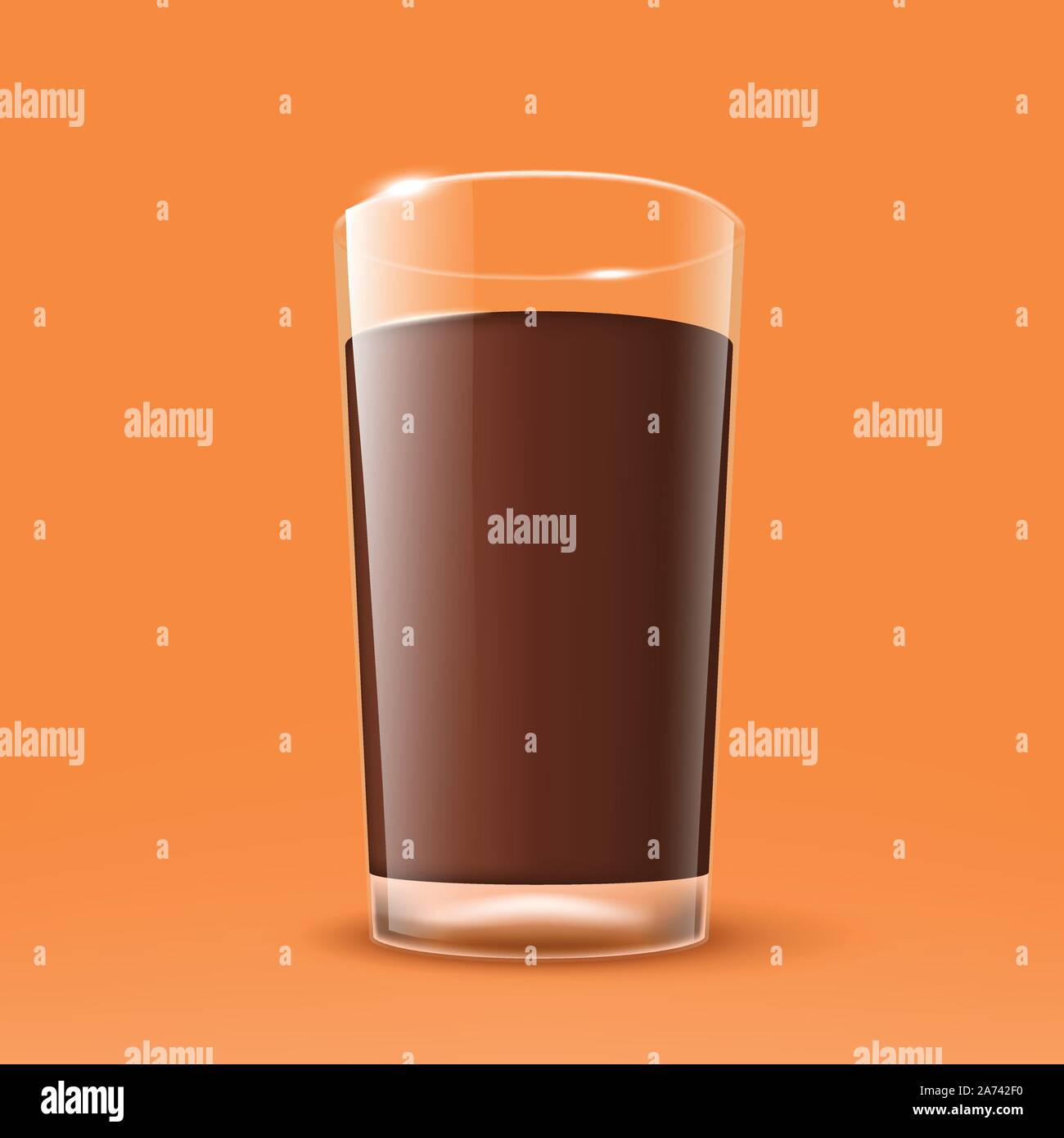 Closeup of hot cocoa Stock Vector Images - Alamy