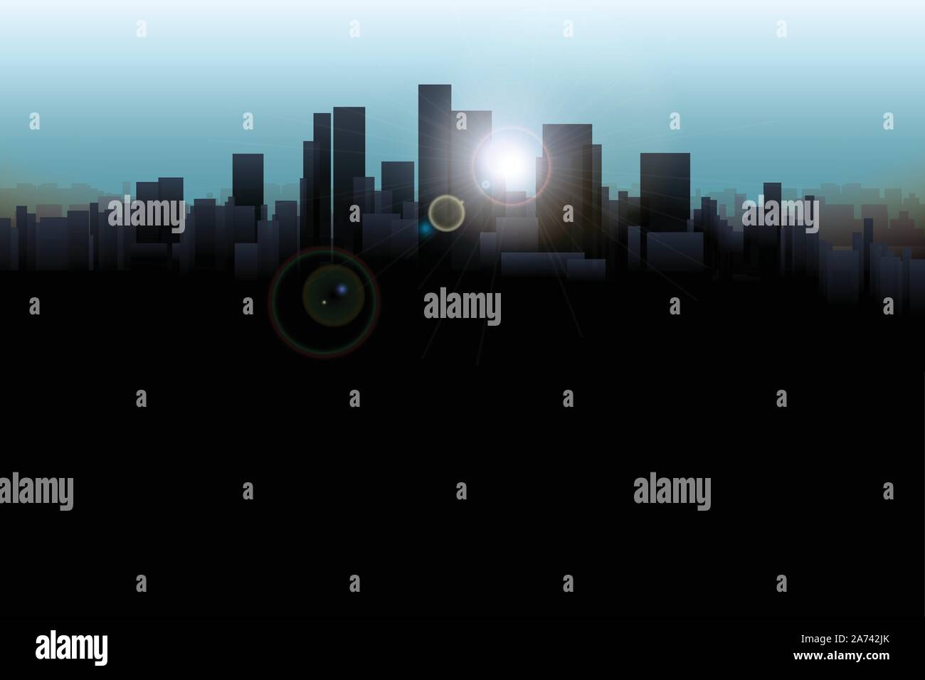 Light shadow architecture silhouette Stock Vector Images - Alamy