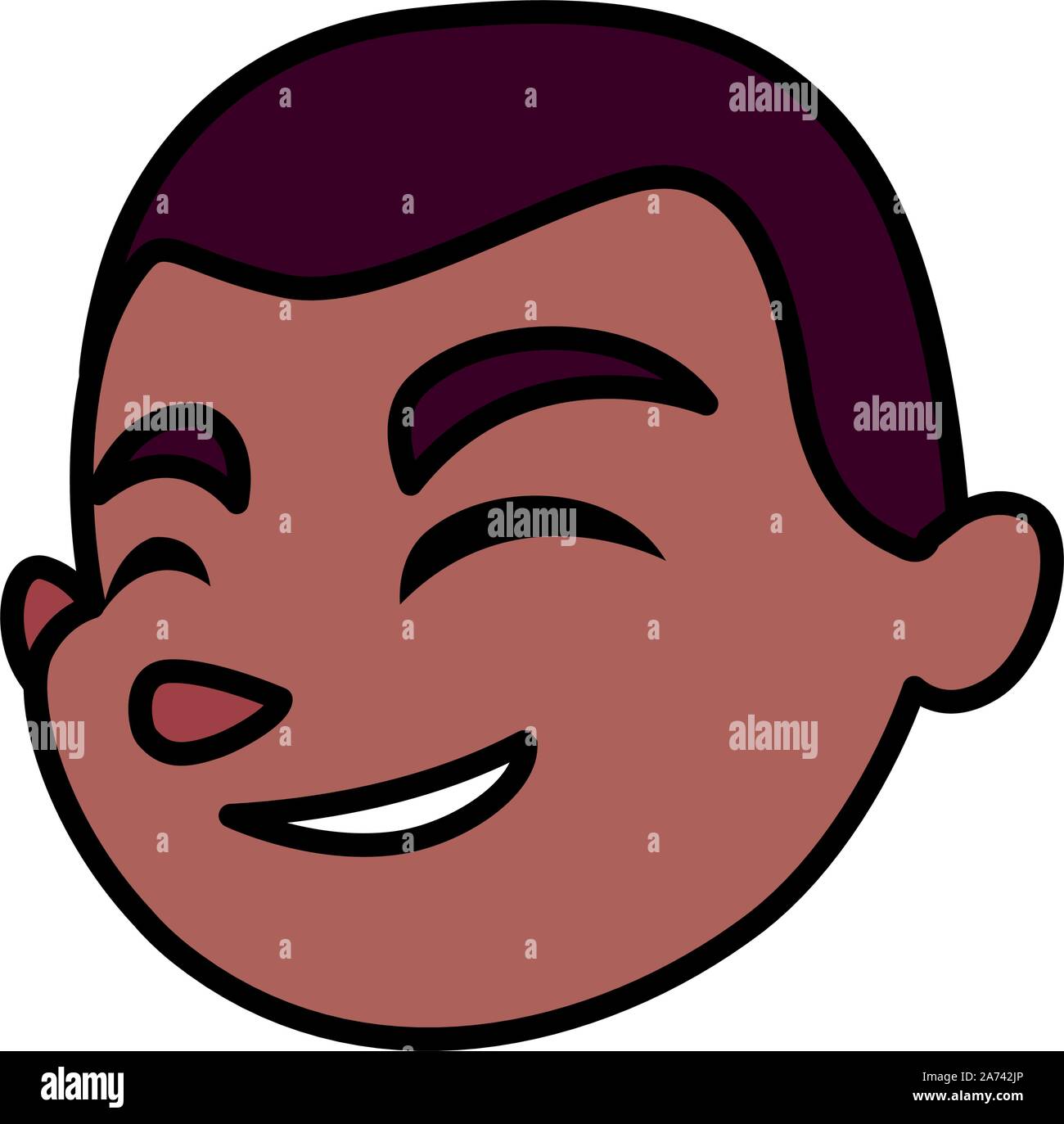 Boy cartoon head design, Kid childhood little people lifestyle and ...