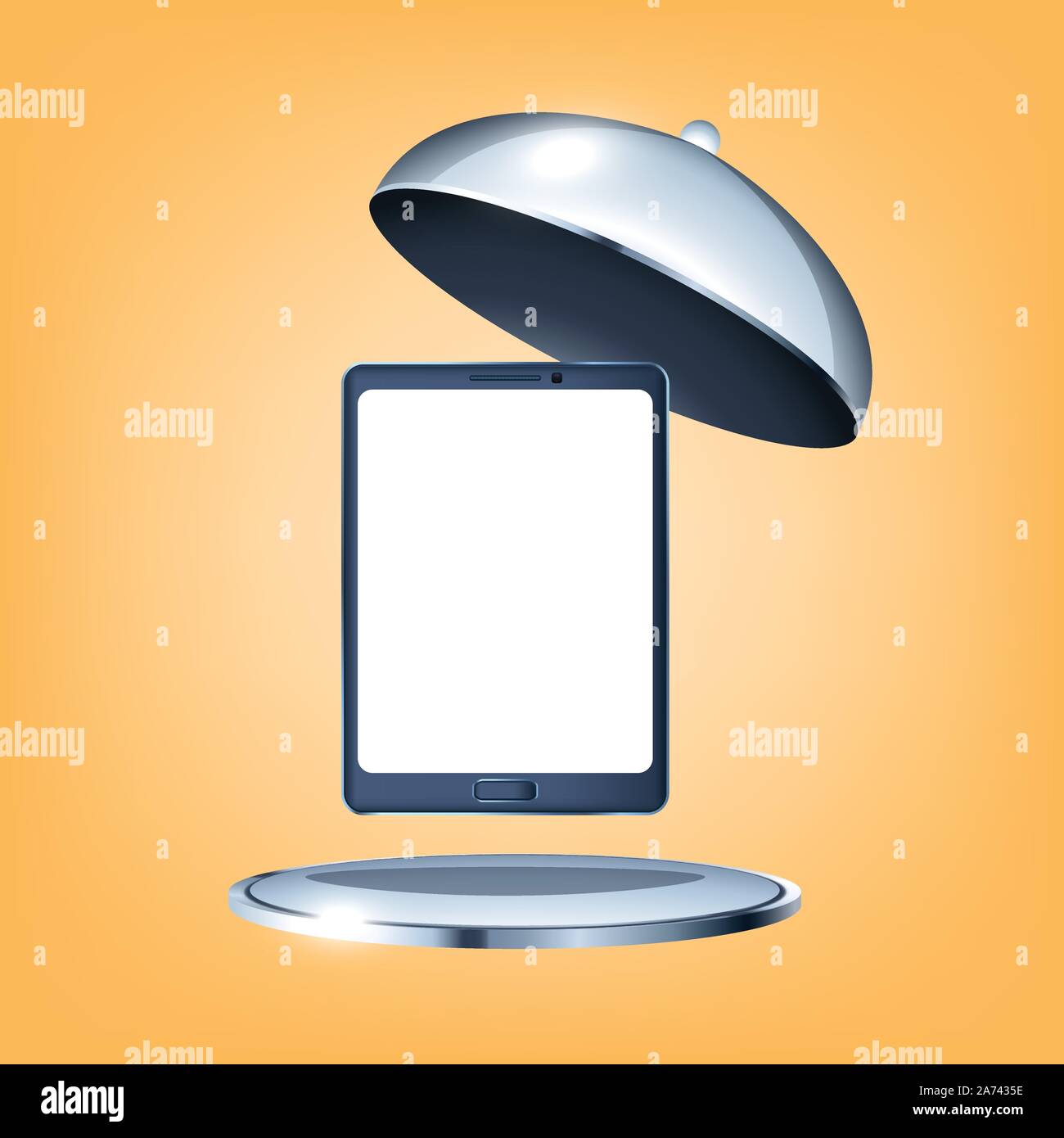 Digital plate Stock Vector Images - Alamy