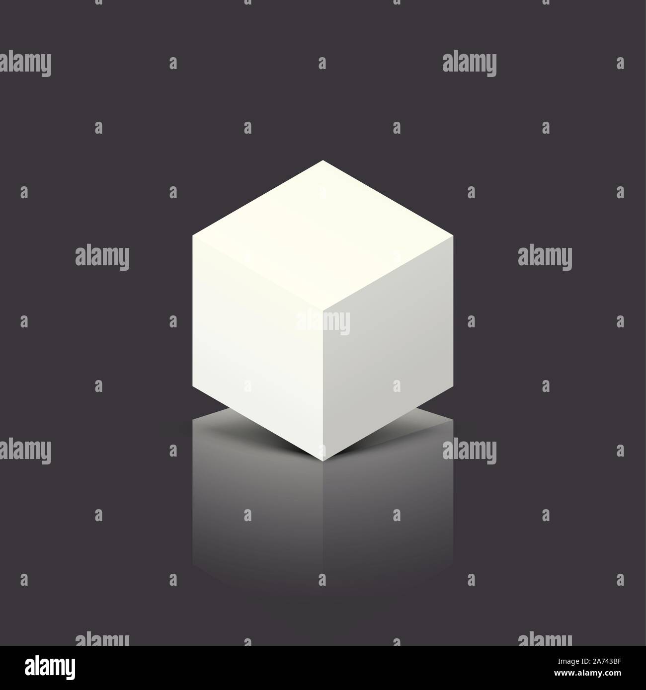 Object box cube storage Stock Vector Images - Alamy