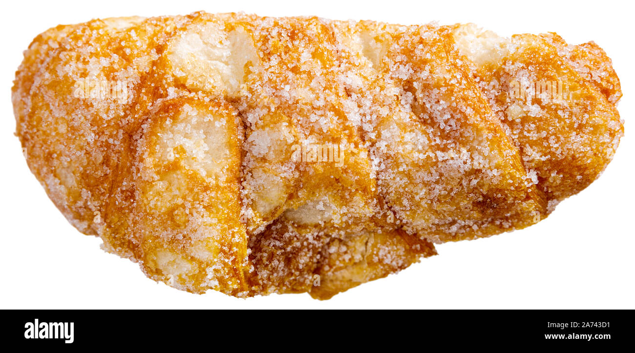 Traditional Catalan deep-fried viennoiserie pastry Xuixo (Chucho ...
