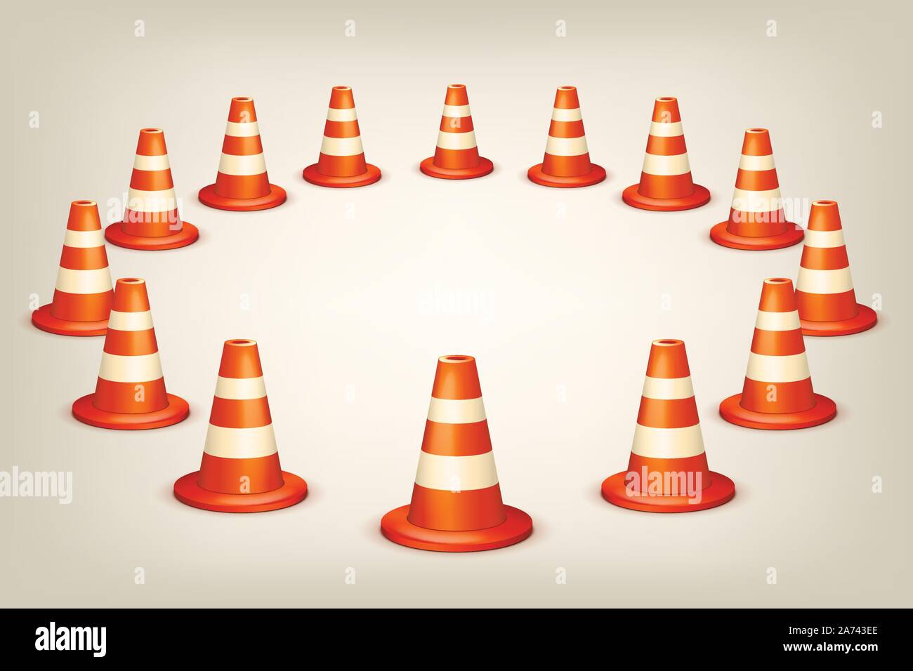set of cones Stock Vector Image & Art - Alamy