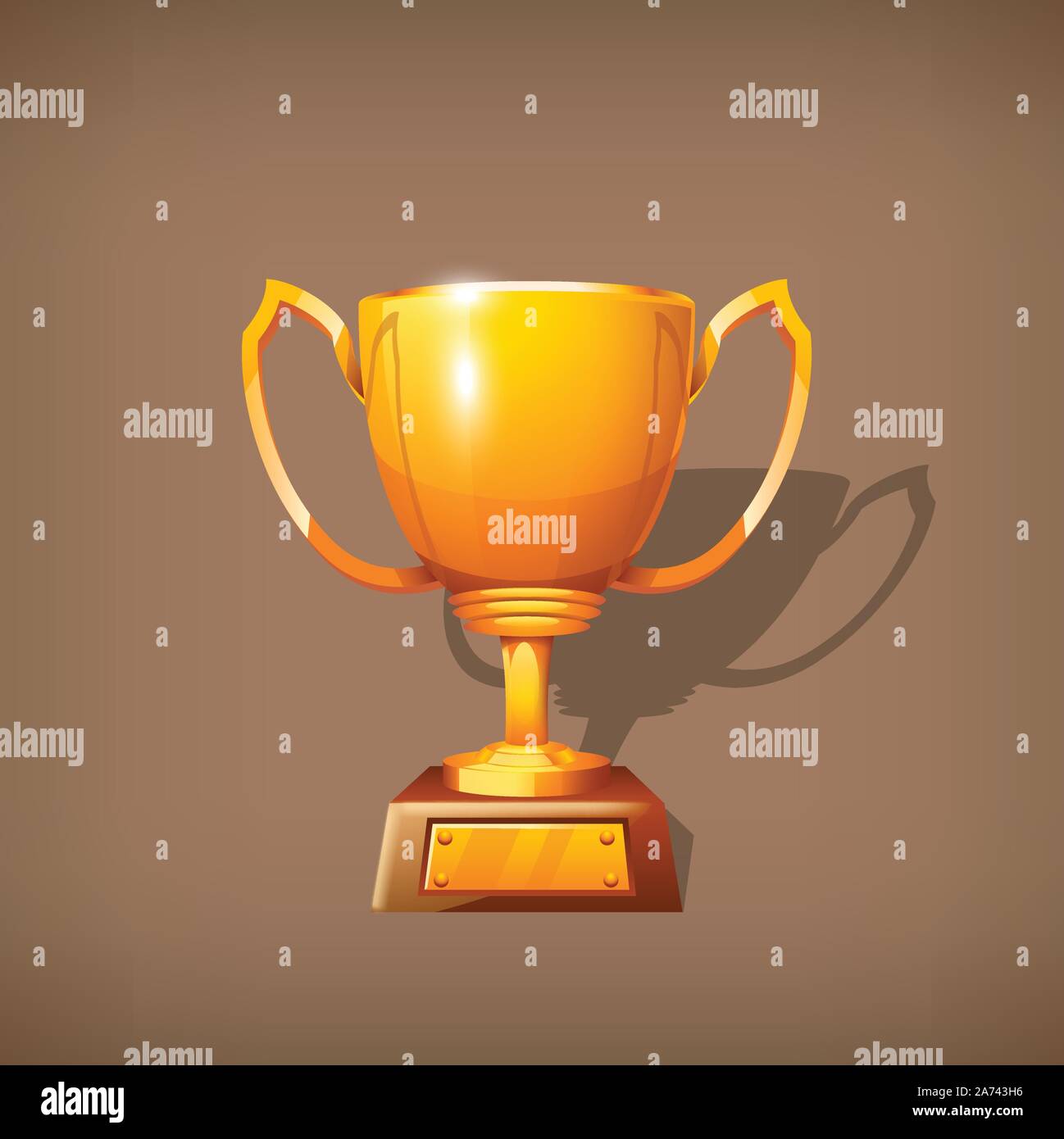 Gilded cup Stock Vector Images - Alamy