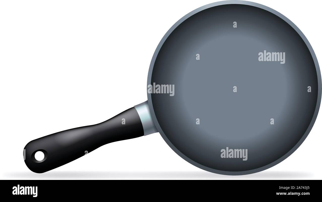 Non stick pan cooking Stock Vector Images - Alamy
