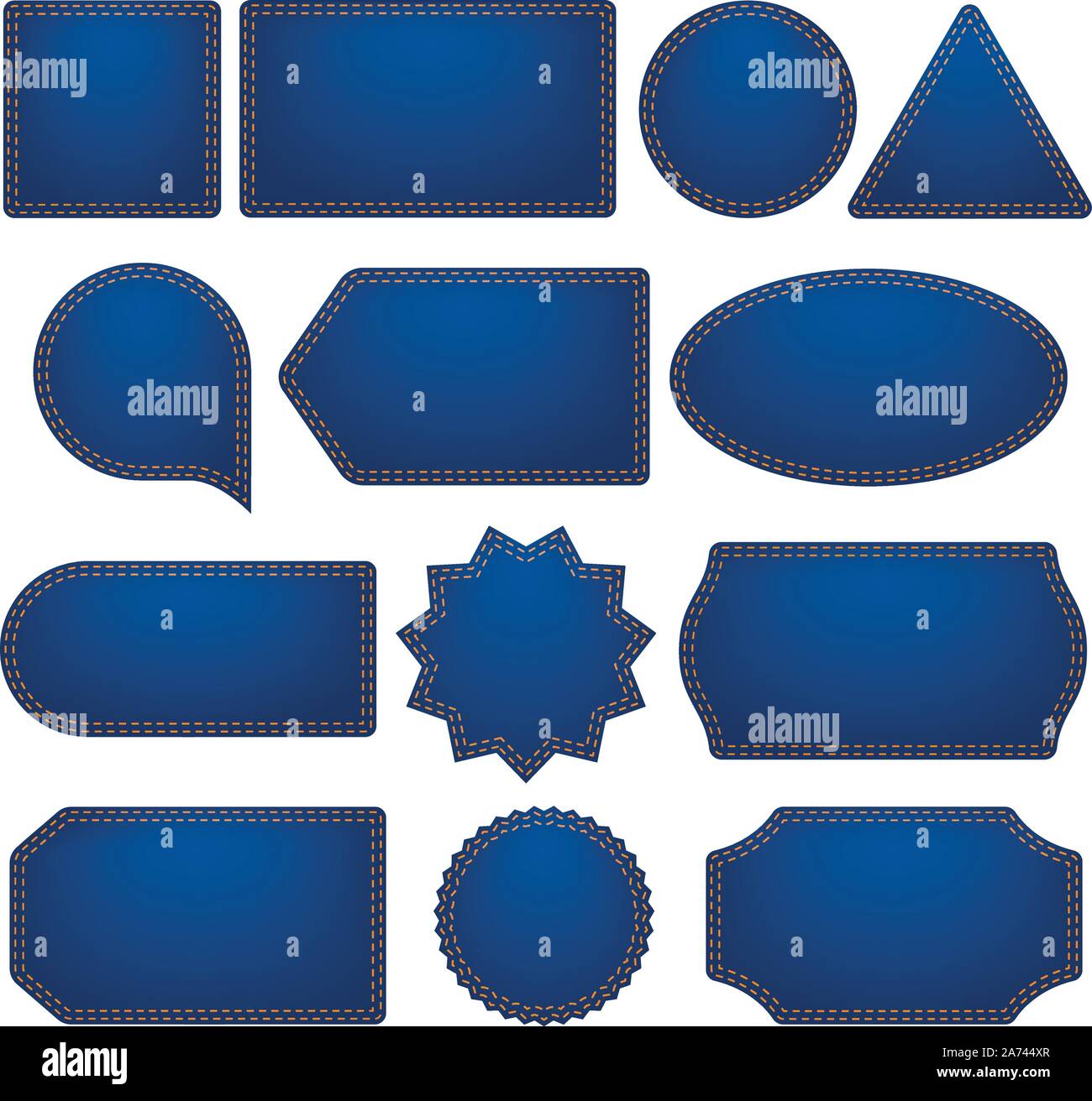 blue labels big set Stock Vector Image & Art - Alamy