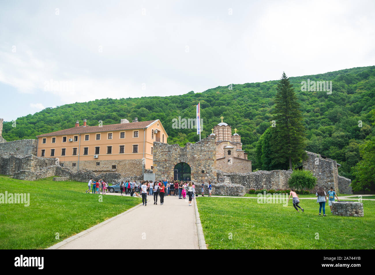 Ravanica monastery. Endowment of prince Lazar of Serbia, who is buried ...