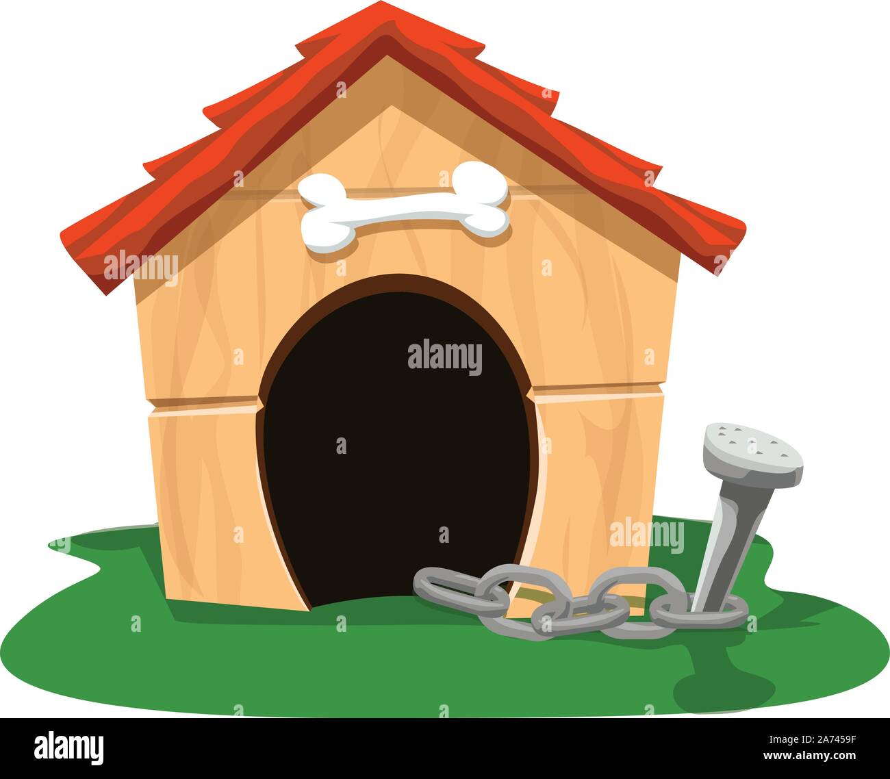 Dog house roof Cut Out Stock Images & Pictures - Alamy
