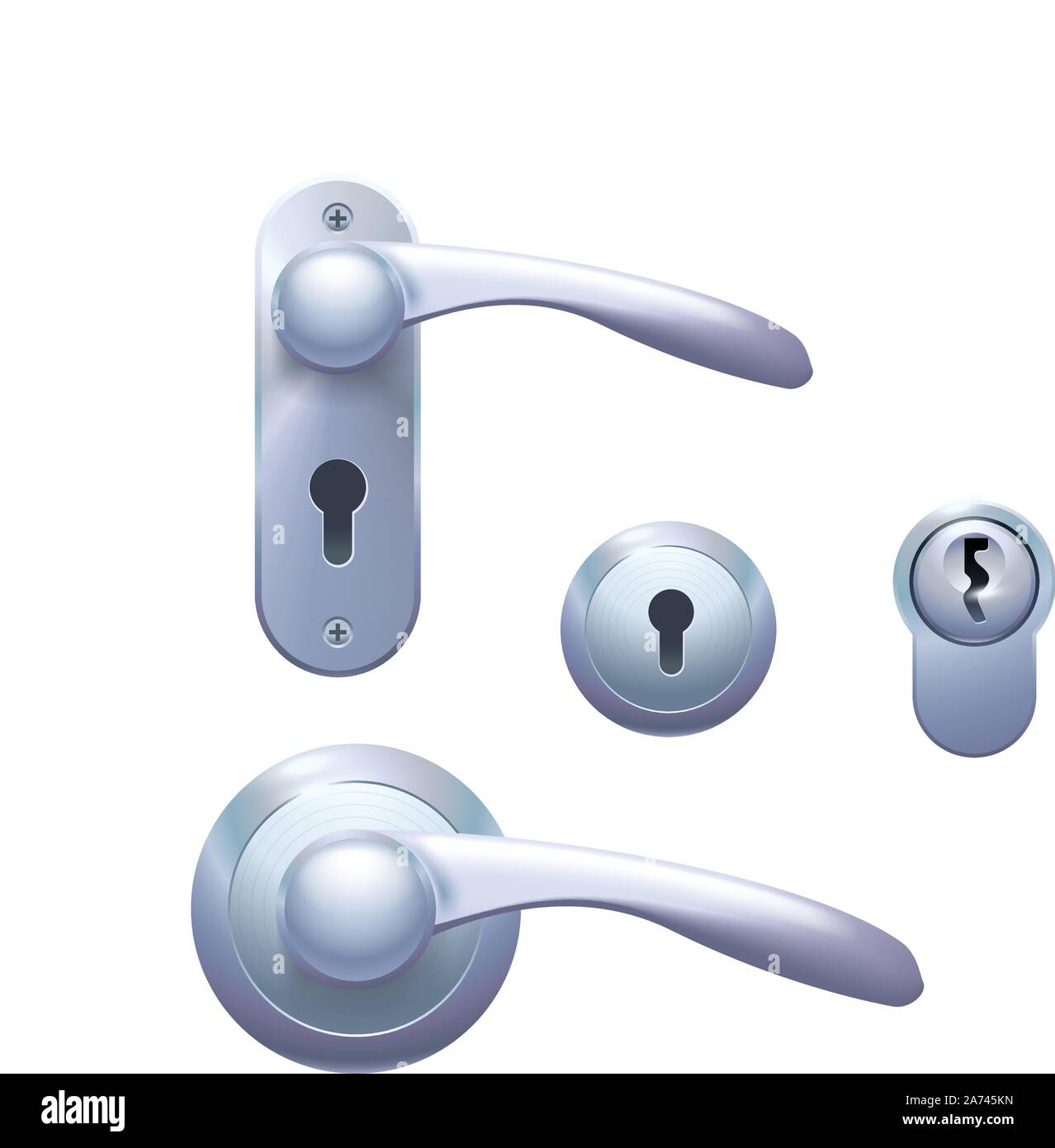 door lock 05 Stock Vector Image & Art - Alamy