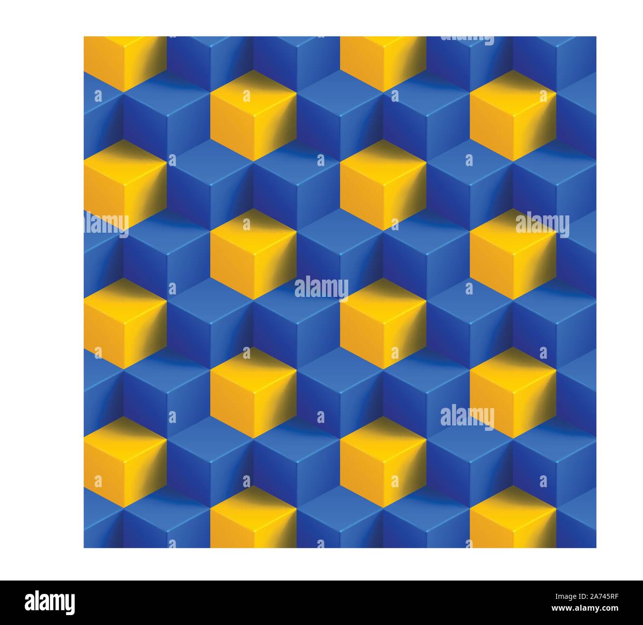 Colorful cube composition rainbow Stock Vector Images - Alamy