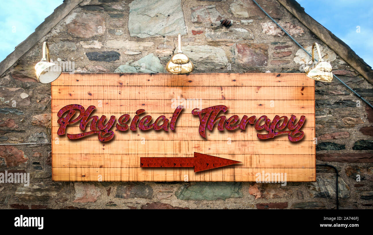 Physiotherapy road sign hi-res stock photography and images - Alamy