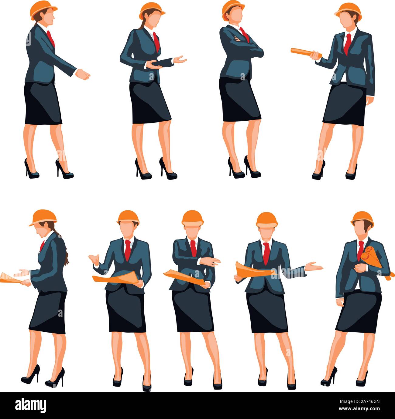 Black engineer Stock Vector Images - Alamy