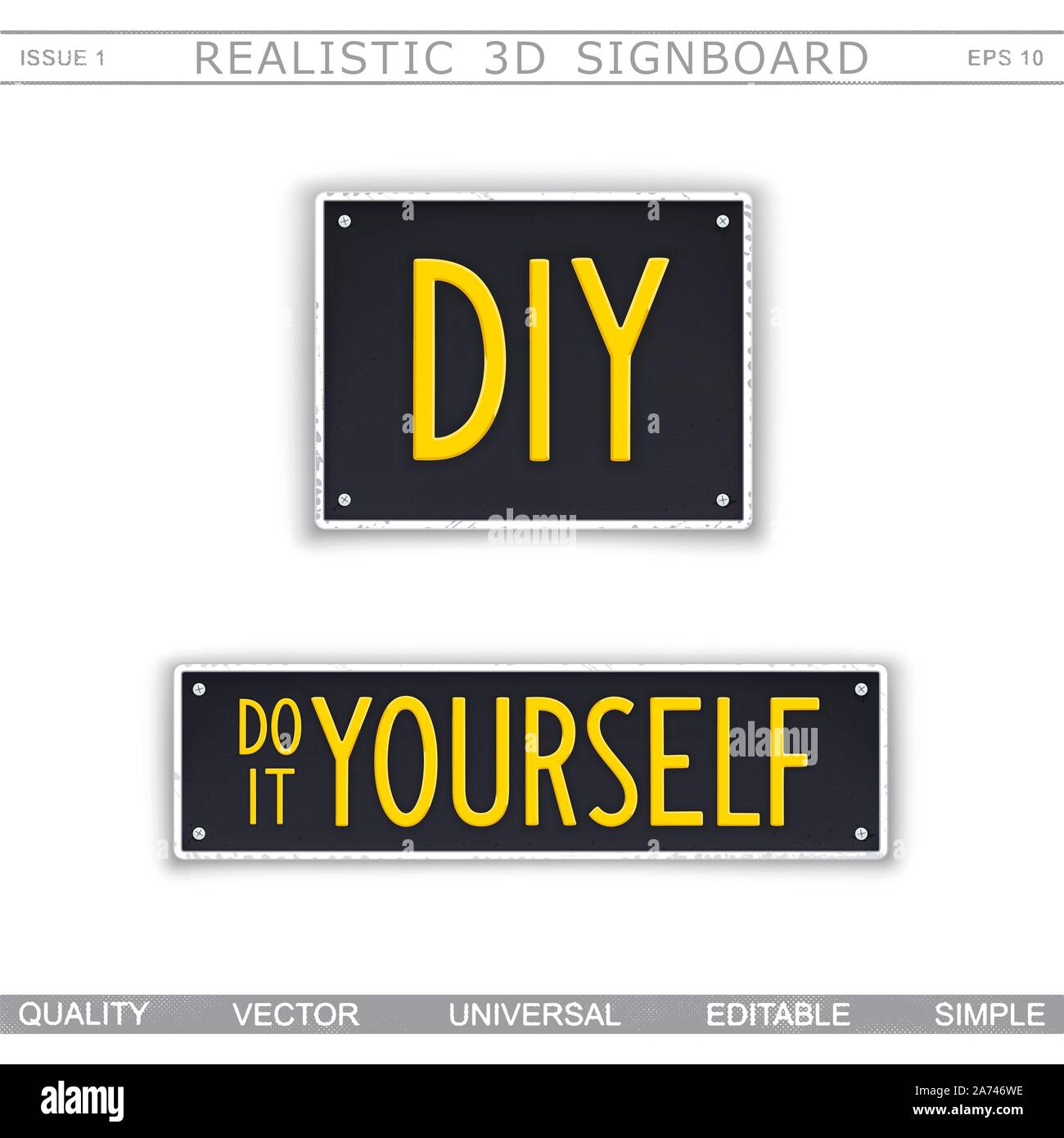 Numberplate diy hi-res stock photography and images - Alamy