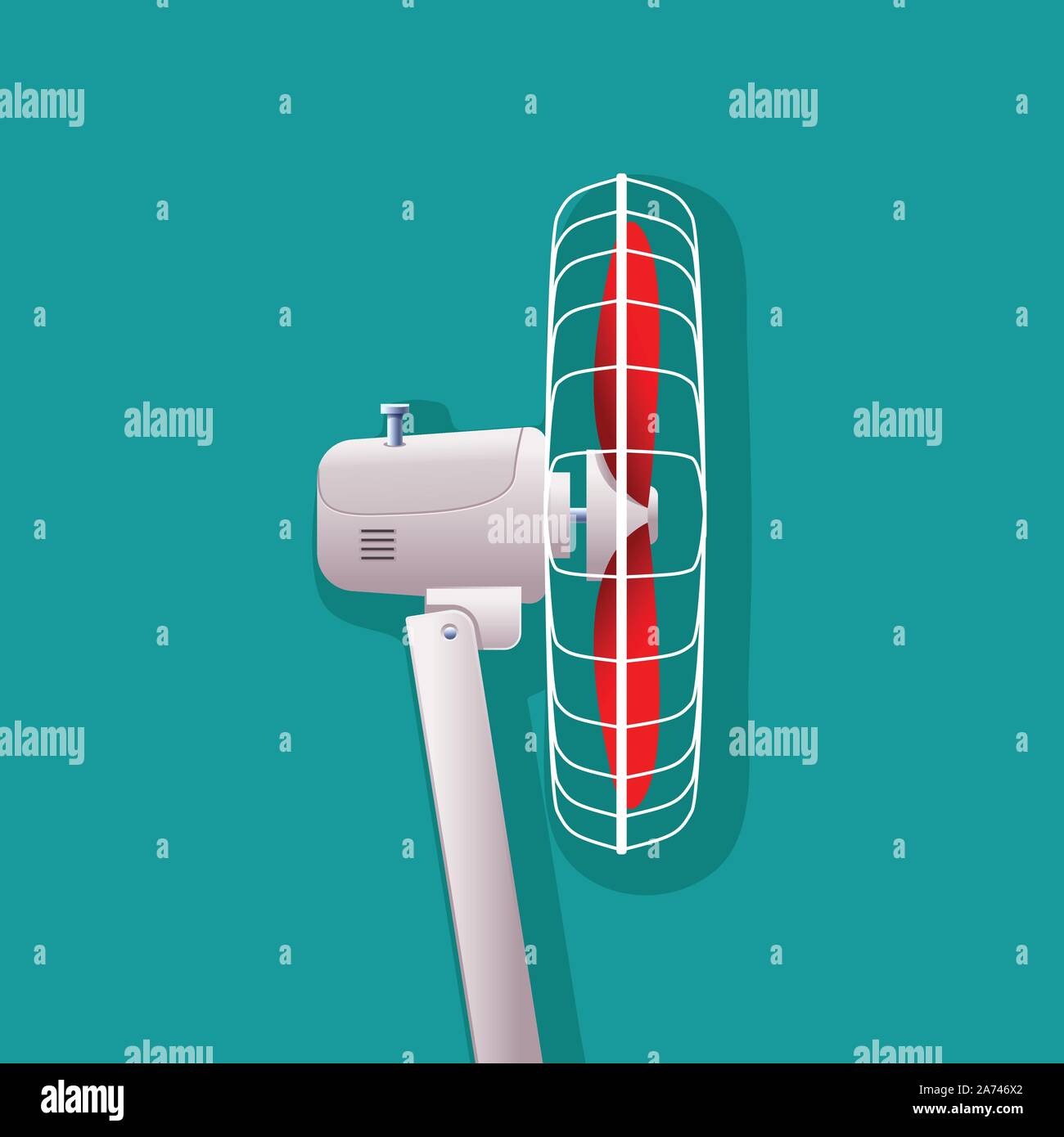 Electricity fan Stock Vector Images - Alamy