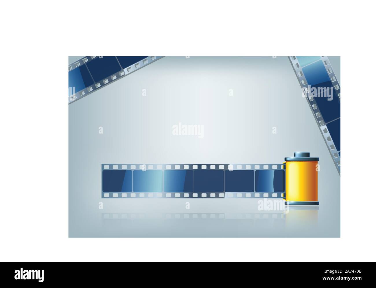 Cinema tape Stock Vector Images - Alamy
