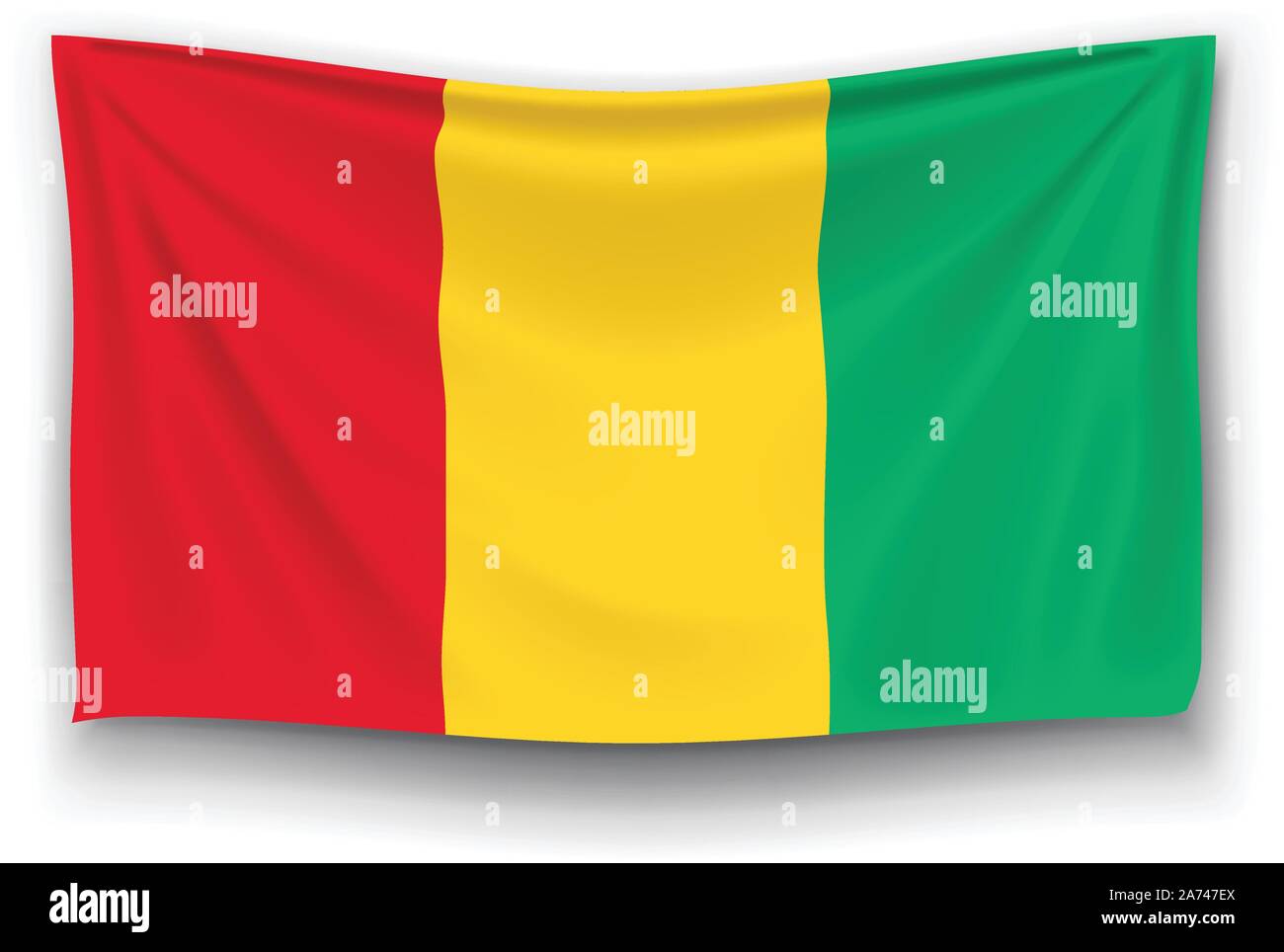 flag of guinea Stock Vector Image & Art - Alamy