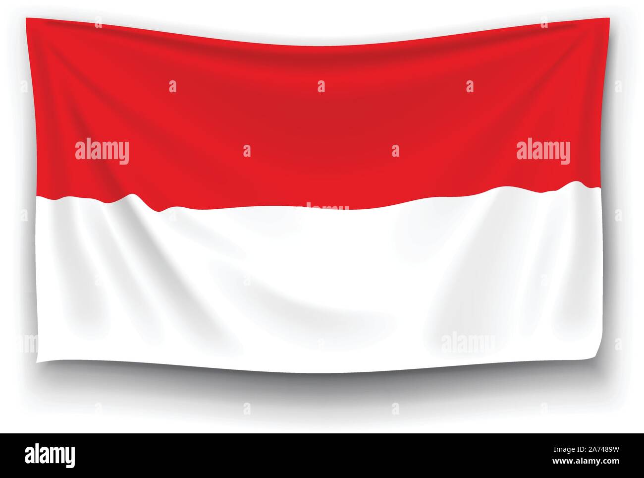 flag of monaco Stock Vector Image & Art - Alamy
