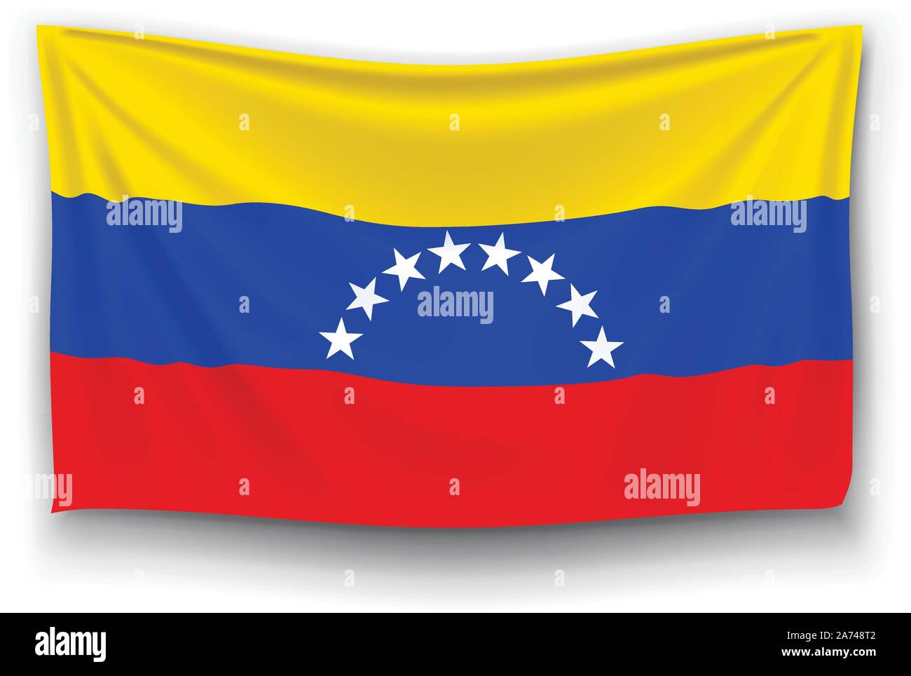 Official original flag venezuela Stock Vector Images - Alamy