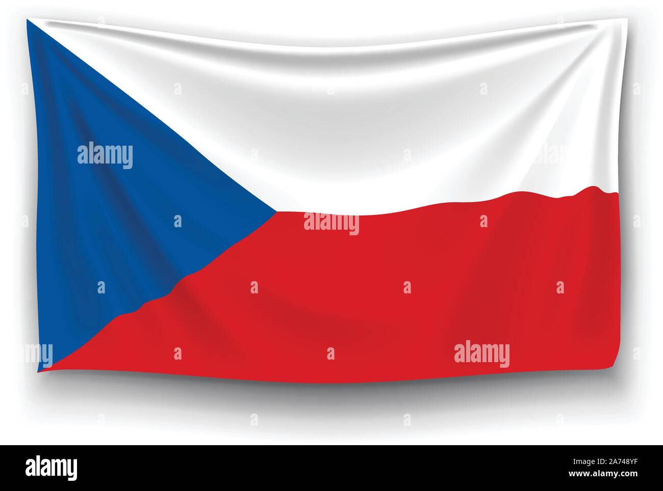 Czech republic flag official Cut Out Stock Images & Pictures - Alamy