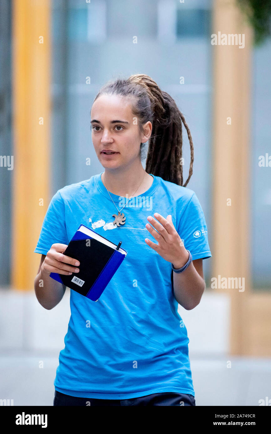 Berlin, Germany. 30th Oct, 2019. Carola Rackete, sea rescue worker for ...