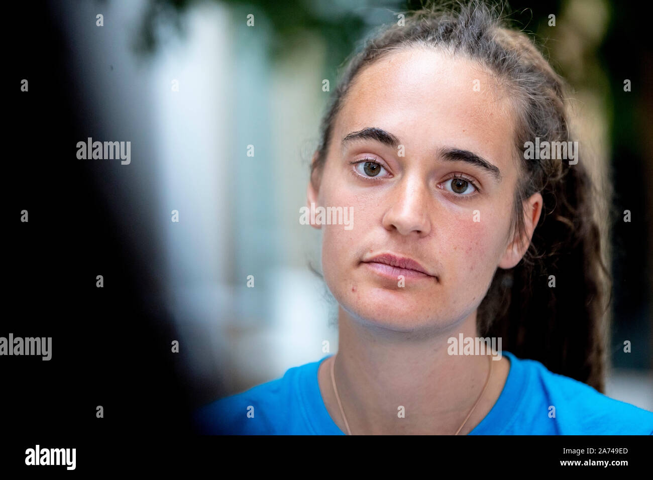 Berlin, Germany. 30th Oct, 2019. Carola Rackete, sea rescue worker for ...