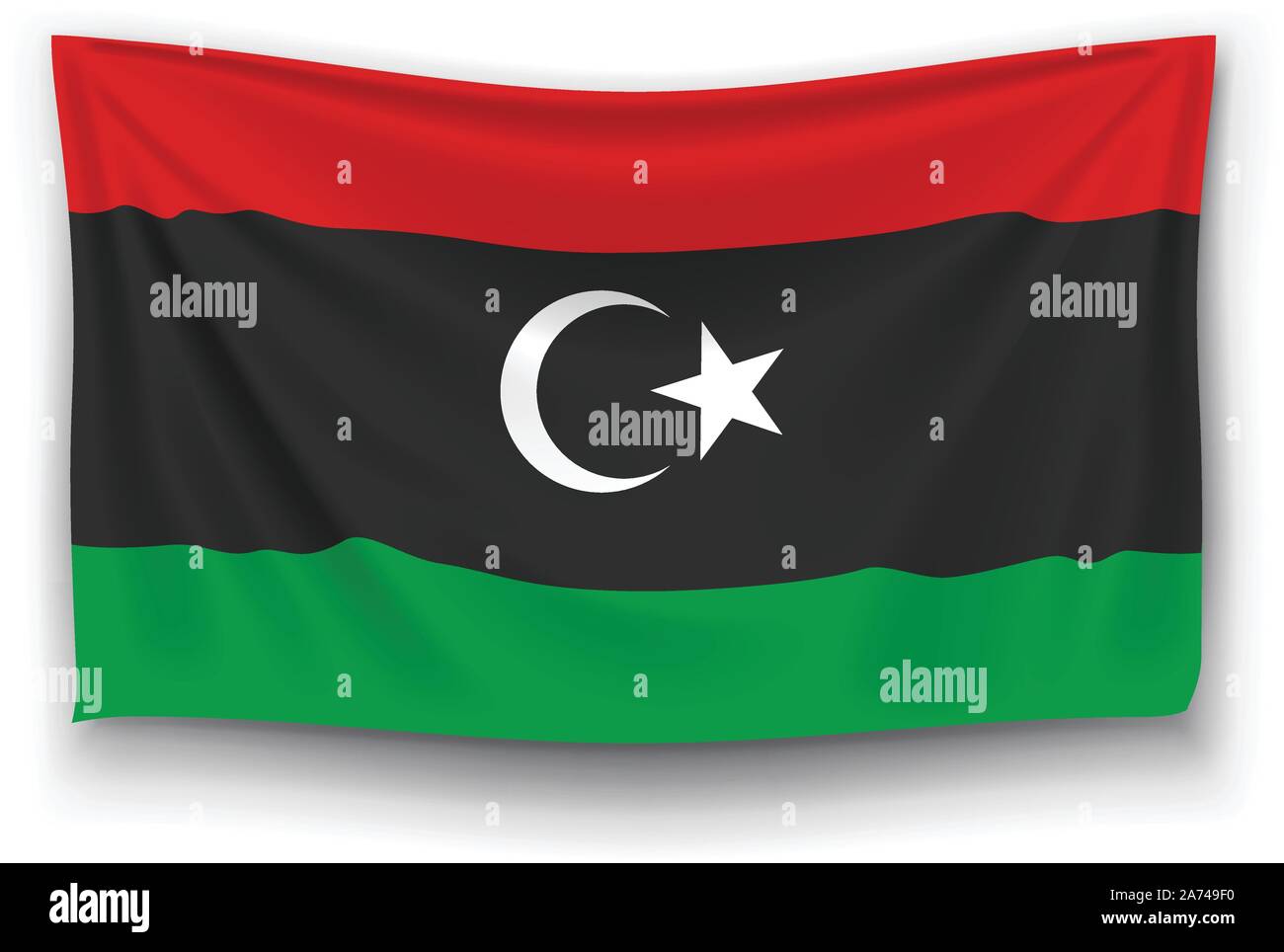 flag of lybia Stock Vector Image & Art - Alamy