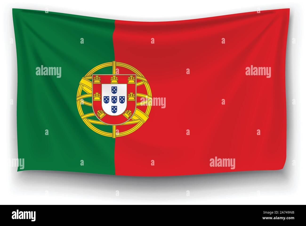 flag of portugal Stock Vector Image & Art - Alamy