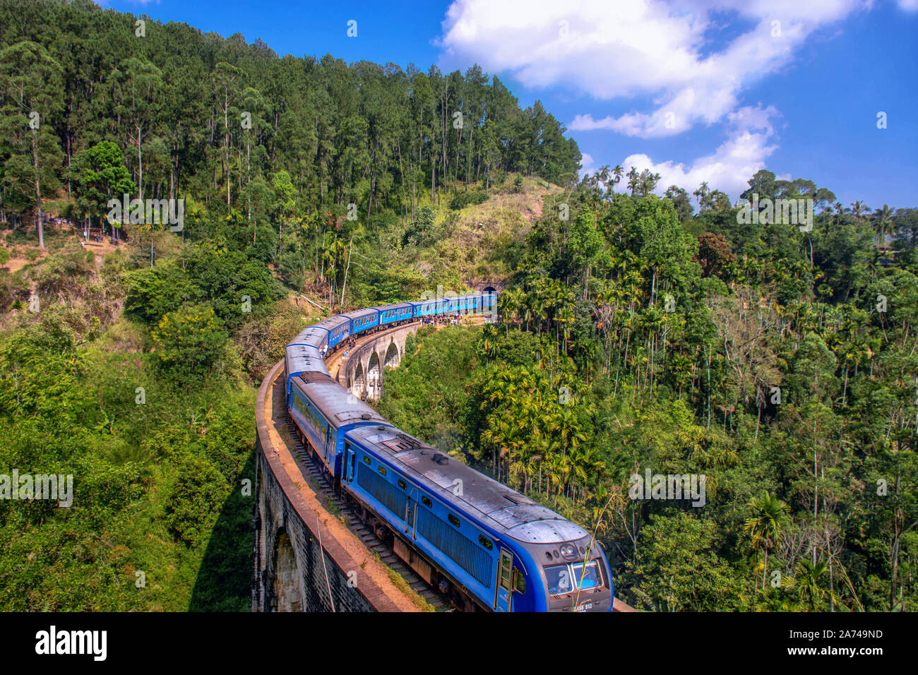 9 Arch Bridge Stock Photo - Alamy