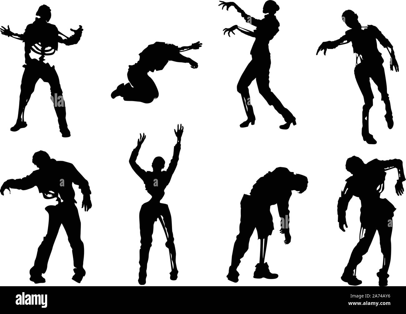 Hunting zombies Stock Vector Images - Alamy