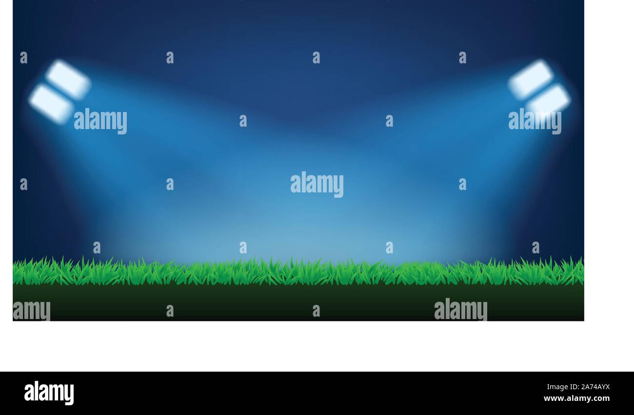 Football stadium light ball Stock Vector Images - Alamy