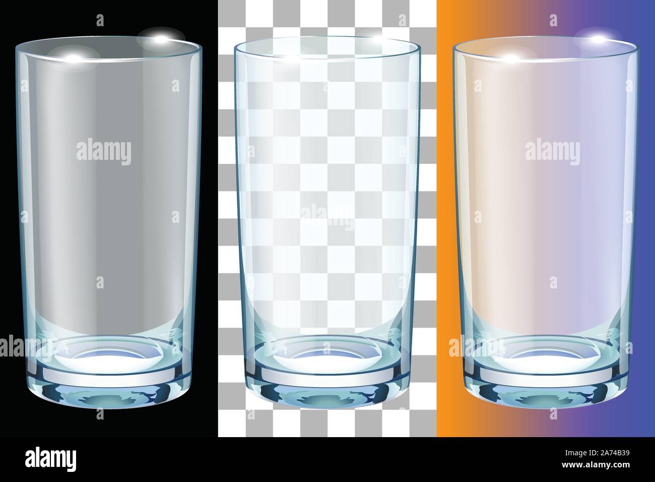 Painting on glass Stock Vector Images - Alamy