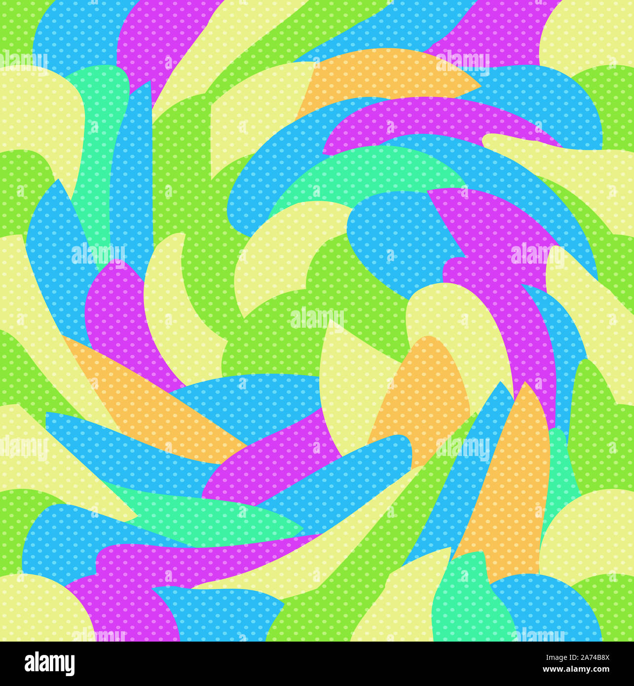 Bright Polka Dot Background