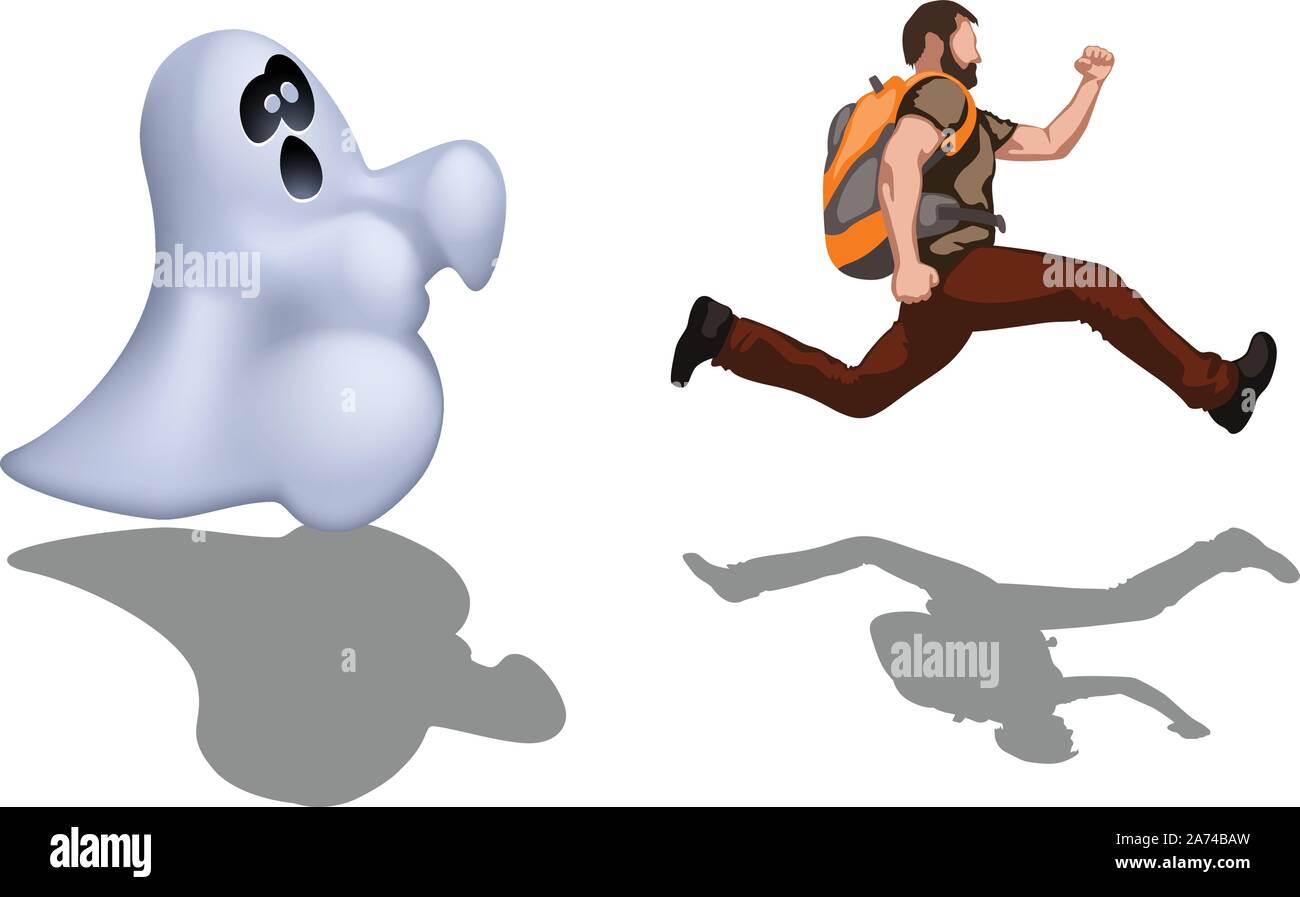 Ghost of the forest Cut Out Stock Images & Pictures - Alamy