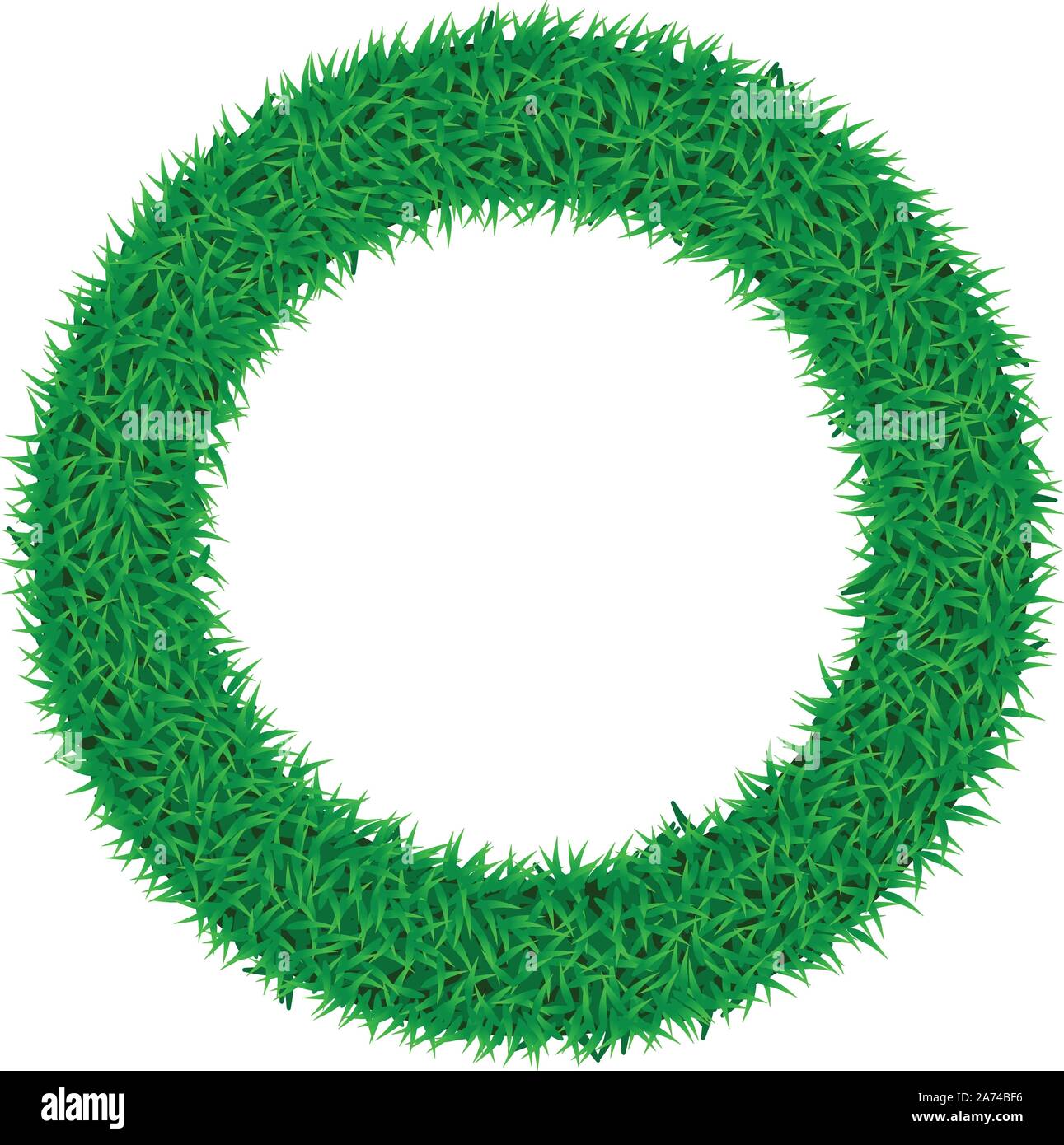 round grass on white Stock Vector Image & Art - Alamy