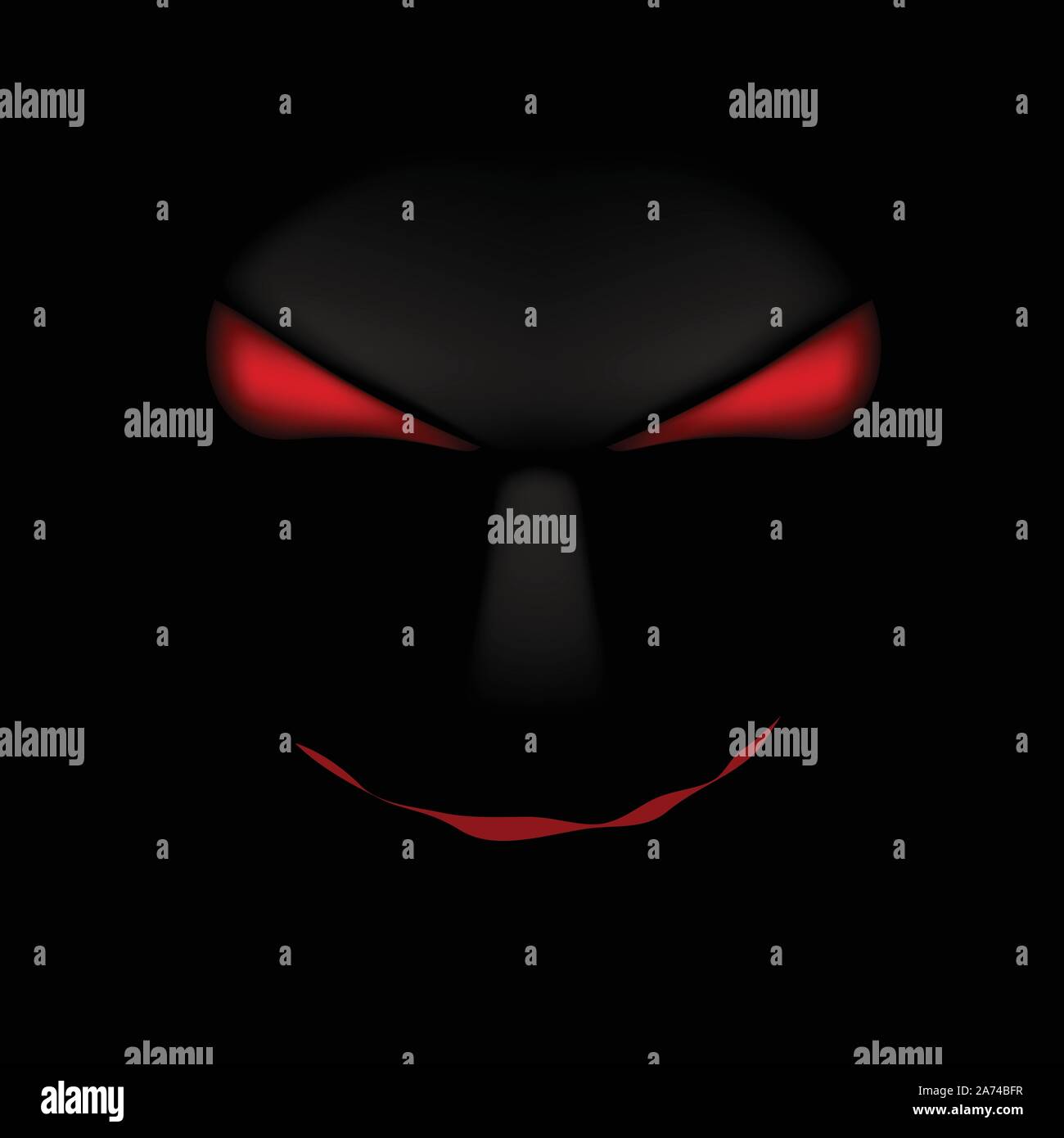 Human face natural black Stock Vector Images - Alamy