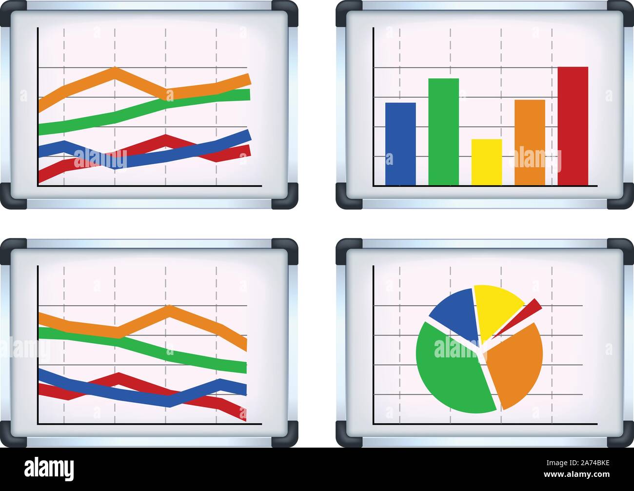 picture of flipchart set Stock Vector Image & Art - Alamy