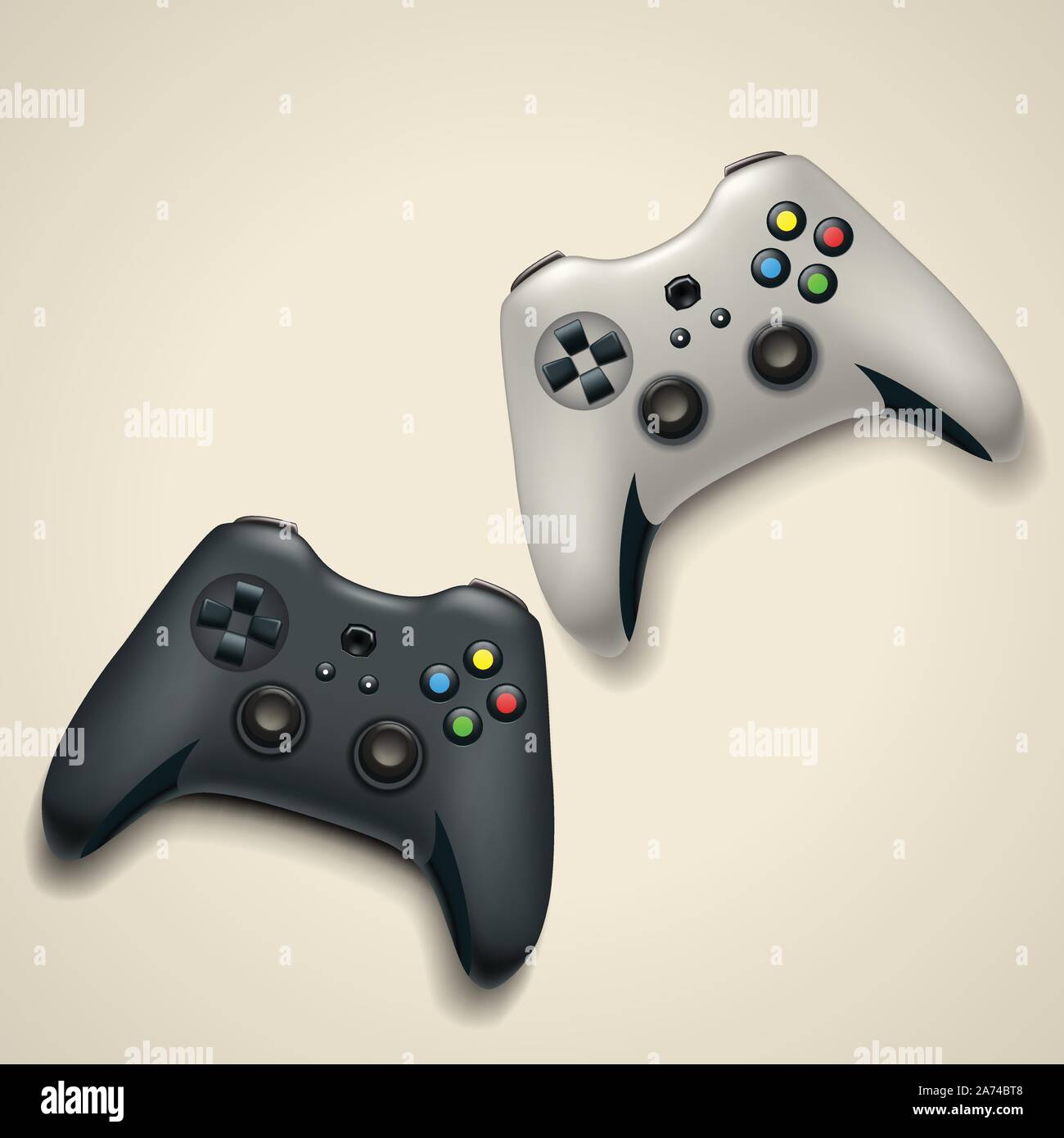 Online game play control Stock Vector Images - Alamy