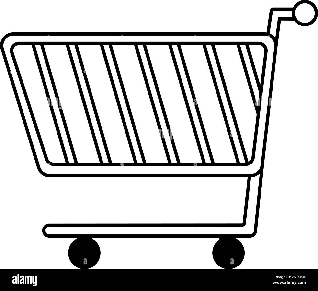 shopping cart design, Commerce market store retail paying and buying ...