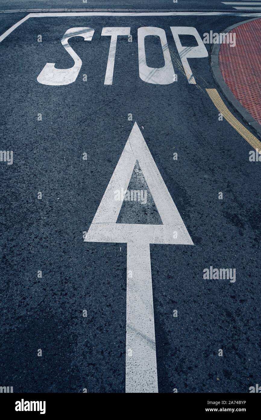 Danger stop signal hi-res stock photography and images - Alamy