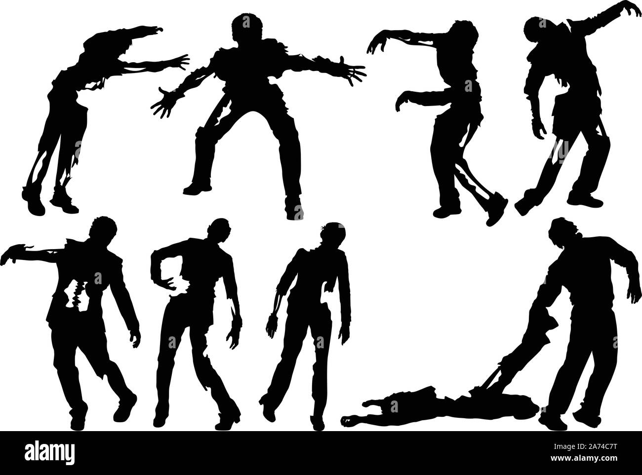 picture of zombies Stock Vector Image & Art - Alamy