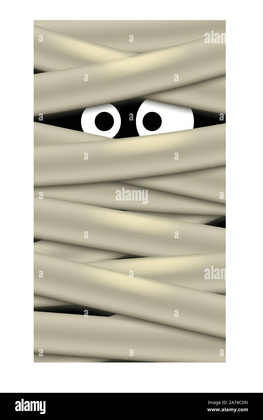 The eyes of the mummy Stock Vector Images - Alamy