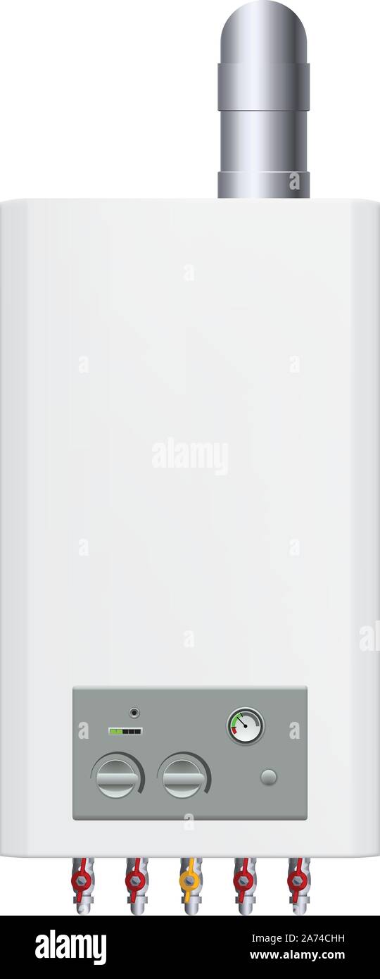 Gas boiler heat icon Cut Out Stock Images & Pictures - Alamy