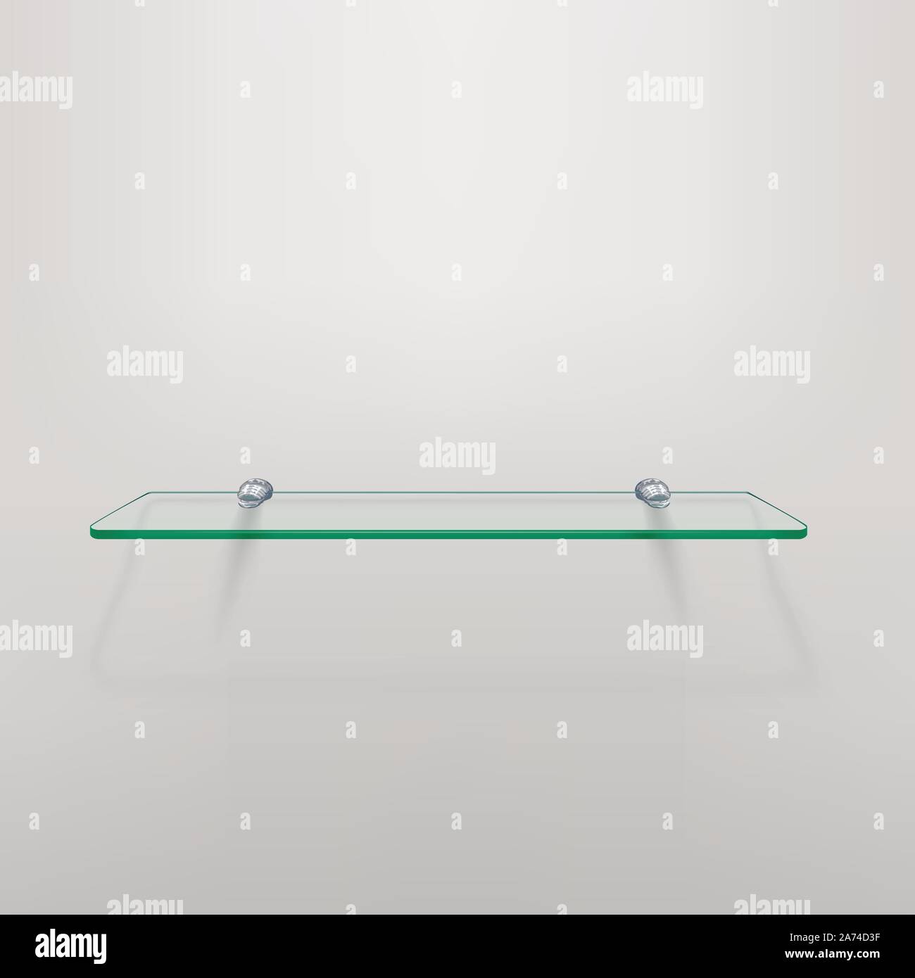 glass shelf with shadow Stock Vector Image & Art - Alamy