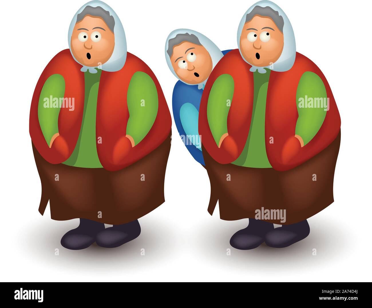 Granny funny Cut Out Stock Images & Pictures - Alamy