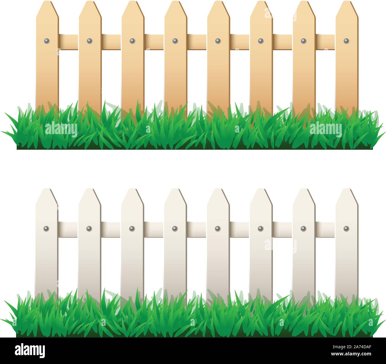 picture of fence Stock Vector Image & Art - Alamy