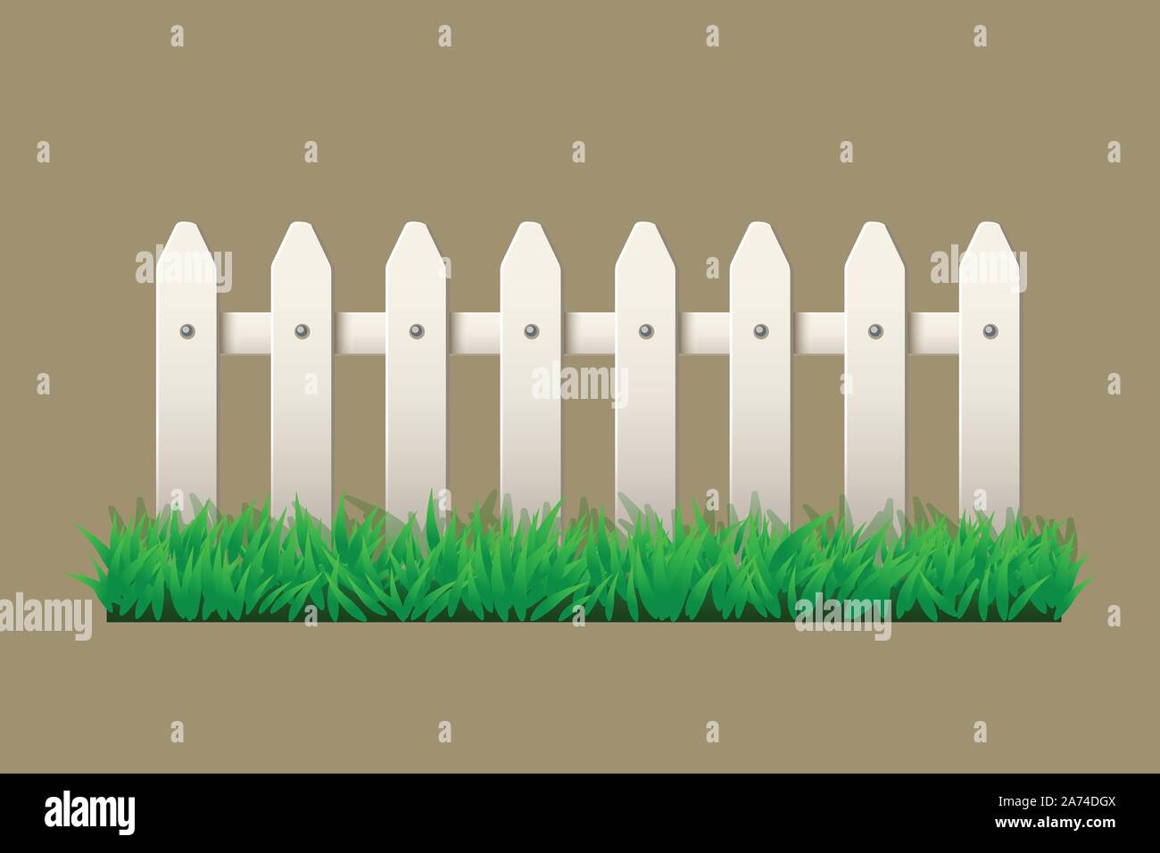 picture of fence Stock Vector Image & Art - Alamy