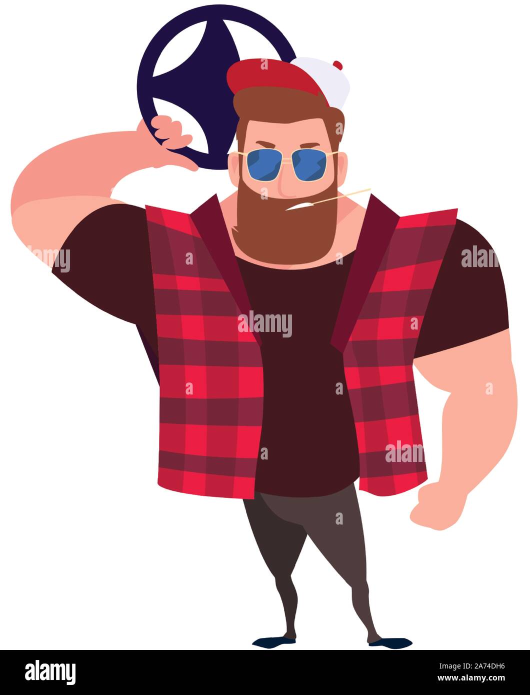 driver person design, Worker professional working occupation job ...