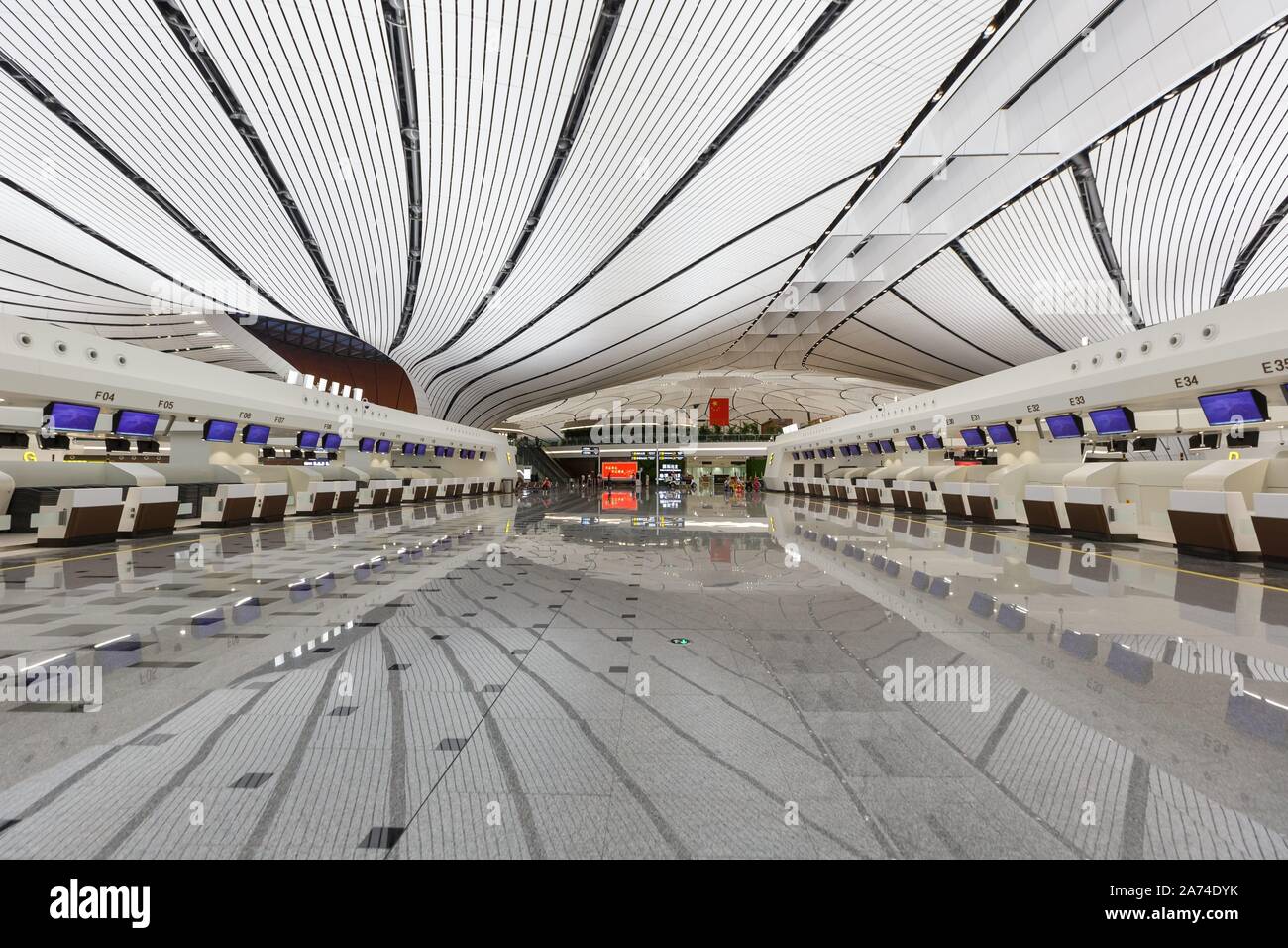 Beijing, China – September 30, 2019: Beijing Daxing New International ...