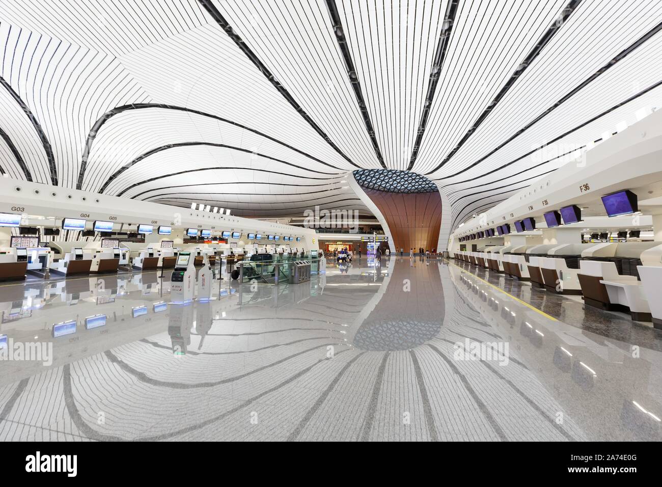 Beijing, China – September 30, 2019: Beijing Daxing New International ...