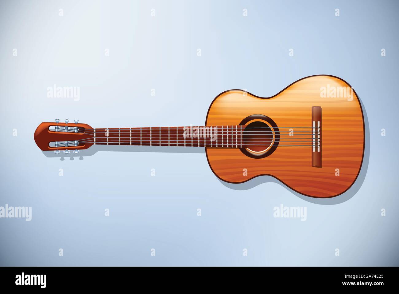 Folk guitar player Stock Vector Images - Alamy